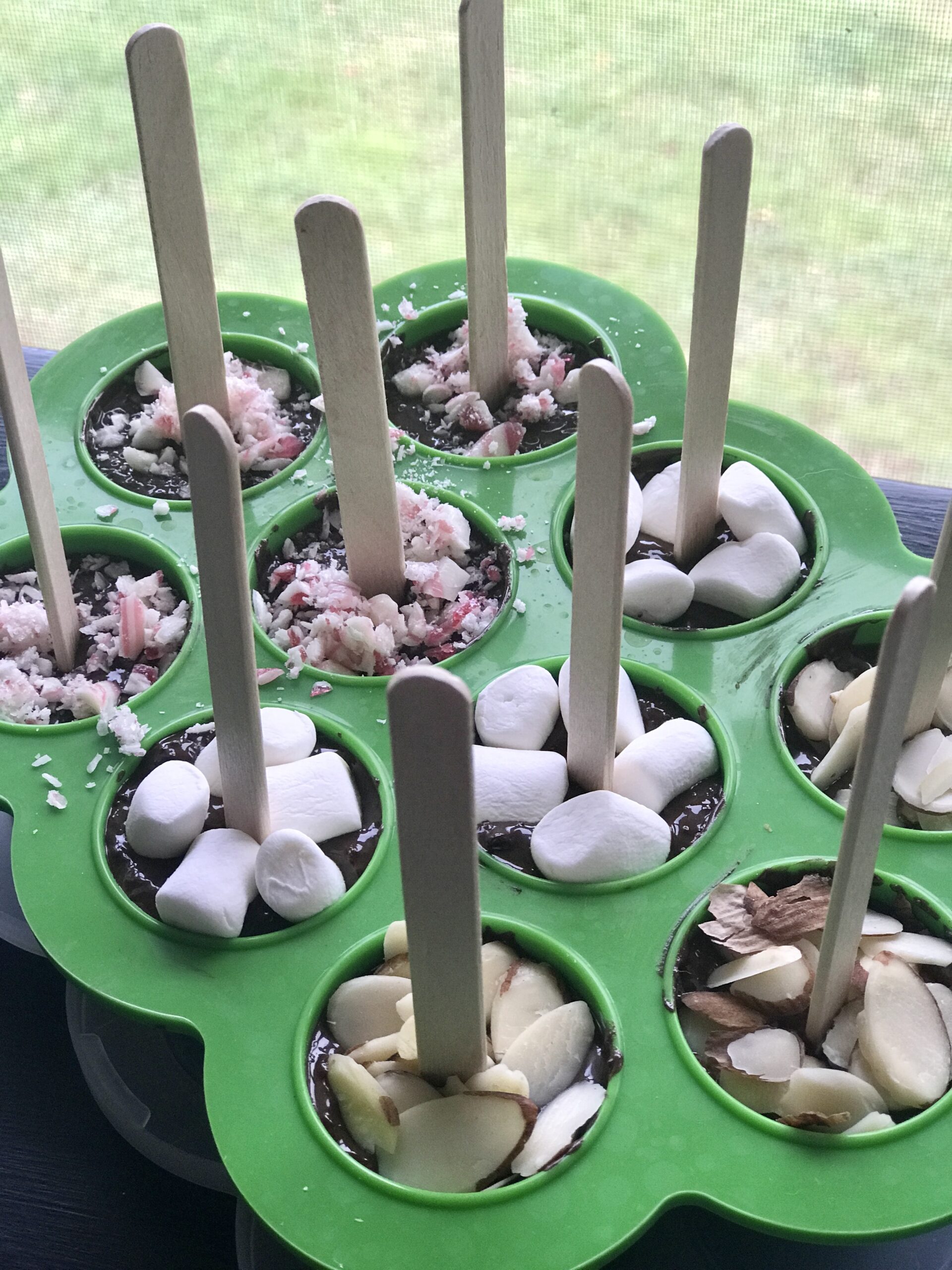 Spiced Hot Chocolate on a Stick - Seasoned with Joy