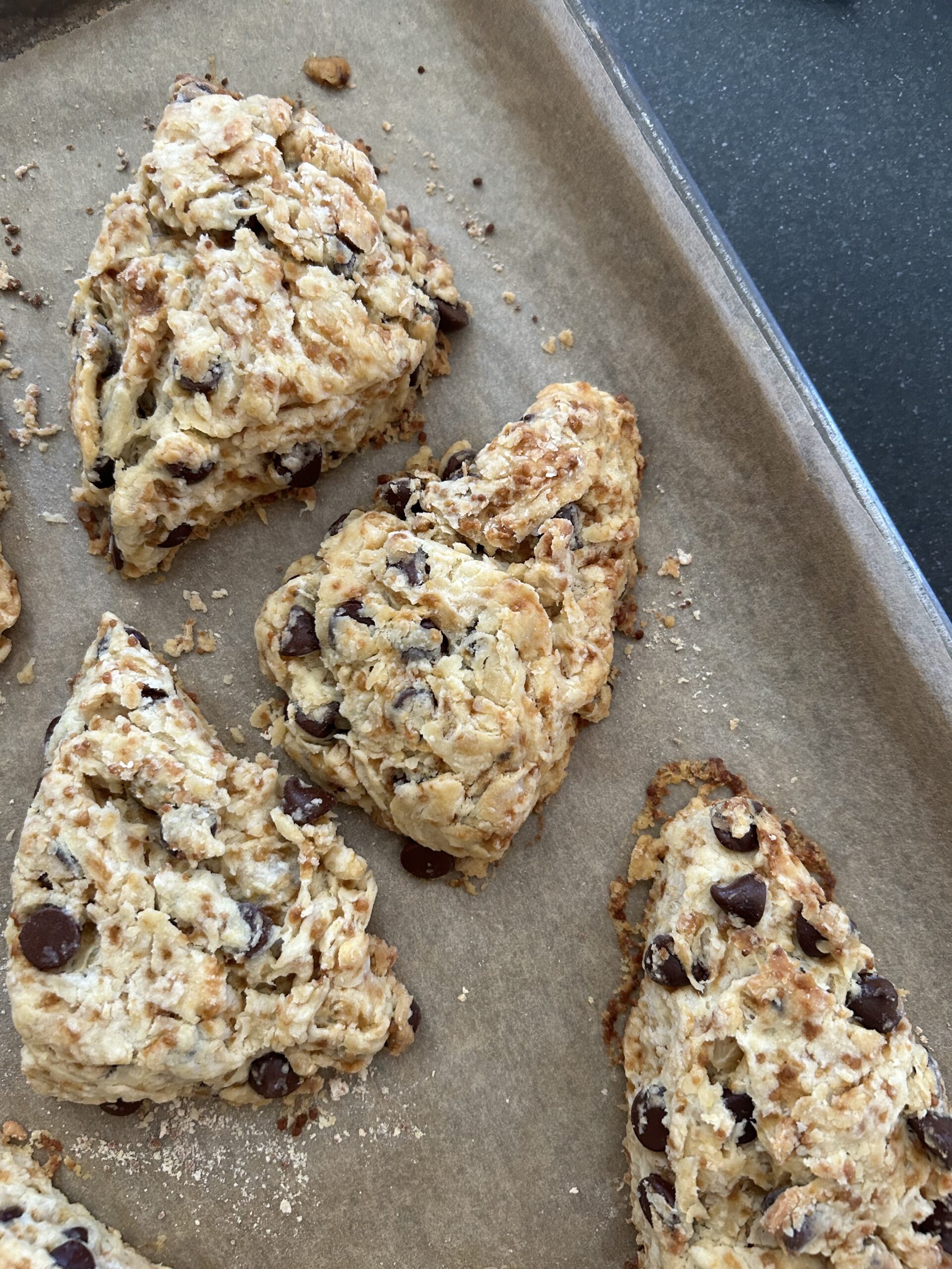 Chocolate Chip Scones - Seasoned with Joy