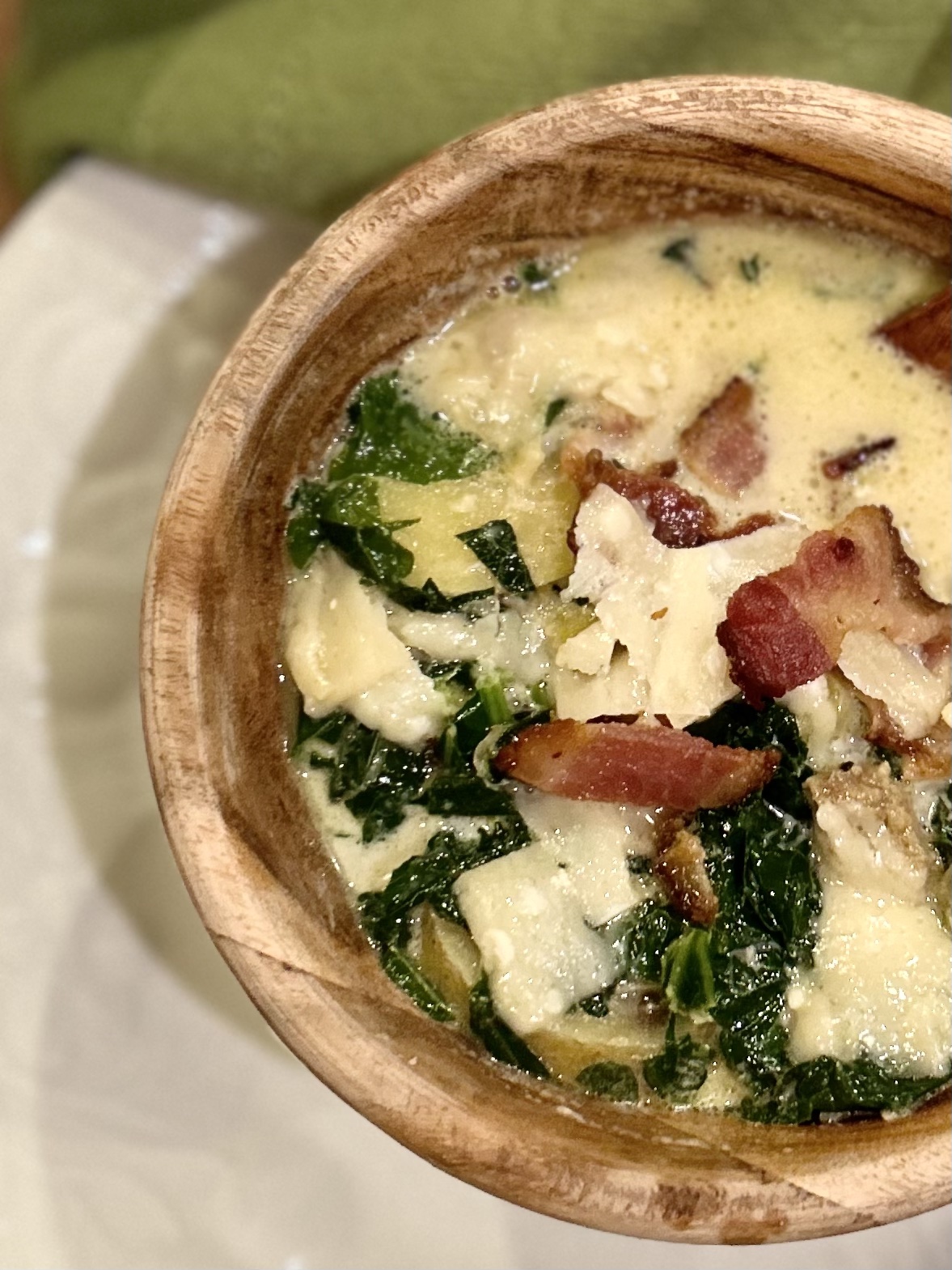 Potato, Sausage, & Kale Soup - Seasoned with Joy